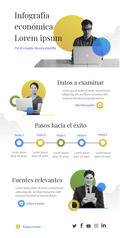 Plantillas de infografías para empresas | Genially